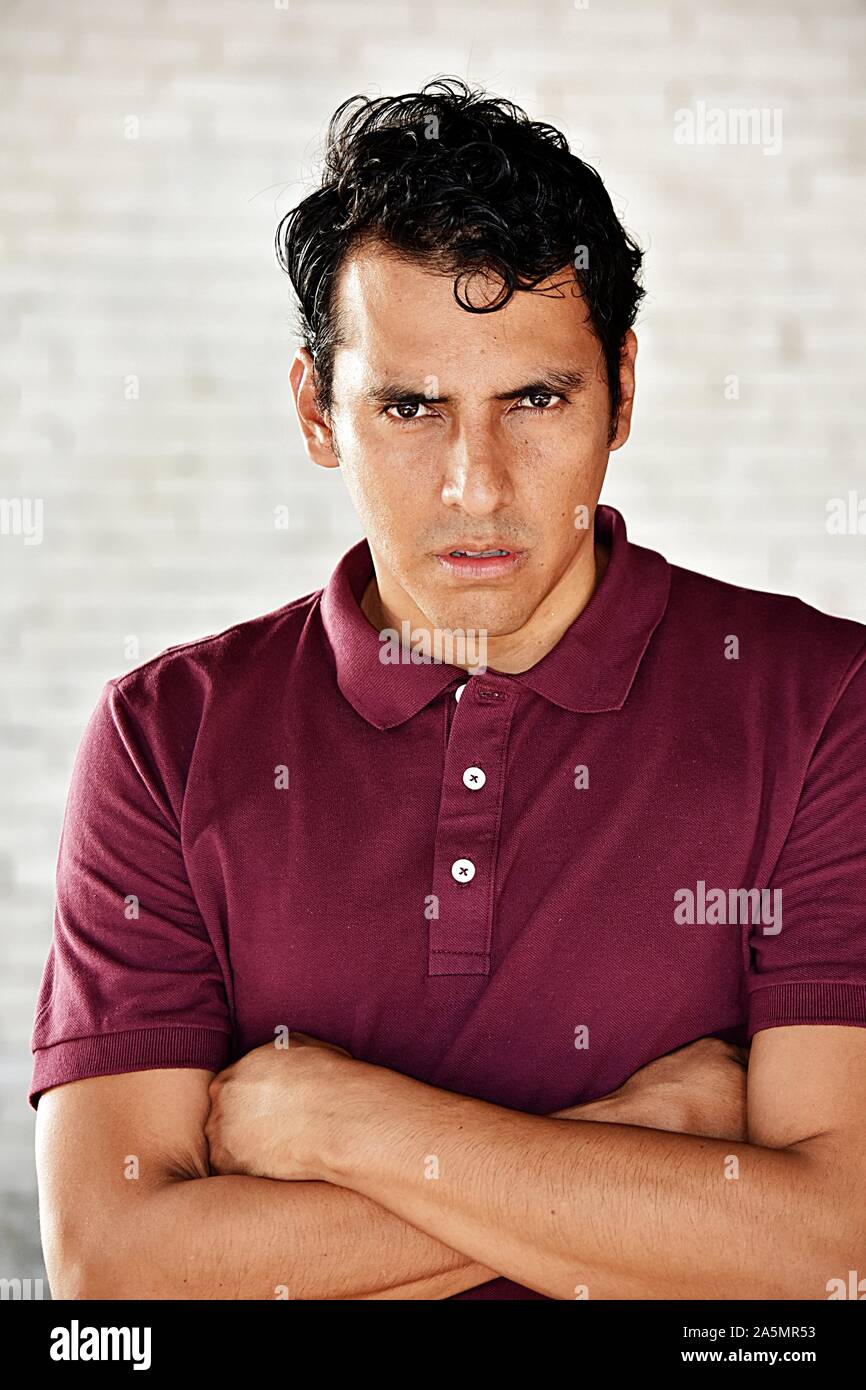 Stubborn Handsome Person Stock Photo - Alamy