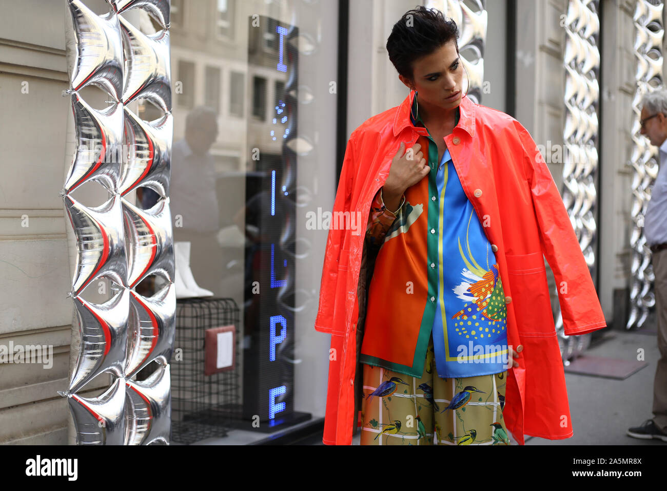 Alice Amato attending the show during Milan Fashion Week September 18 ...
