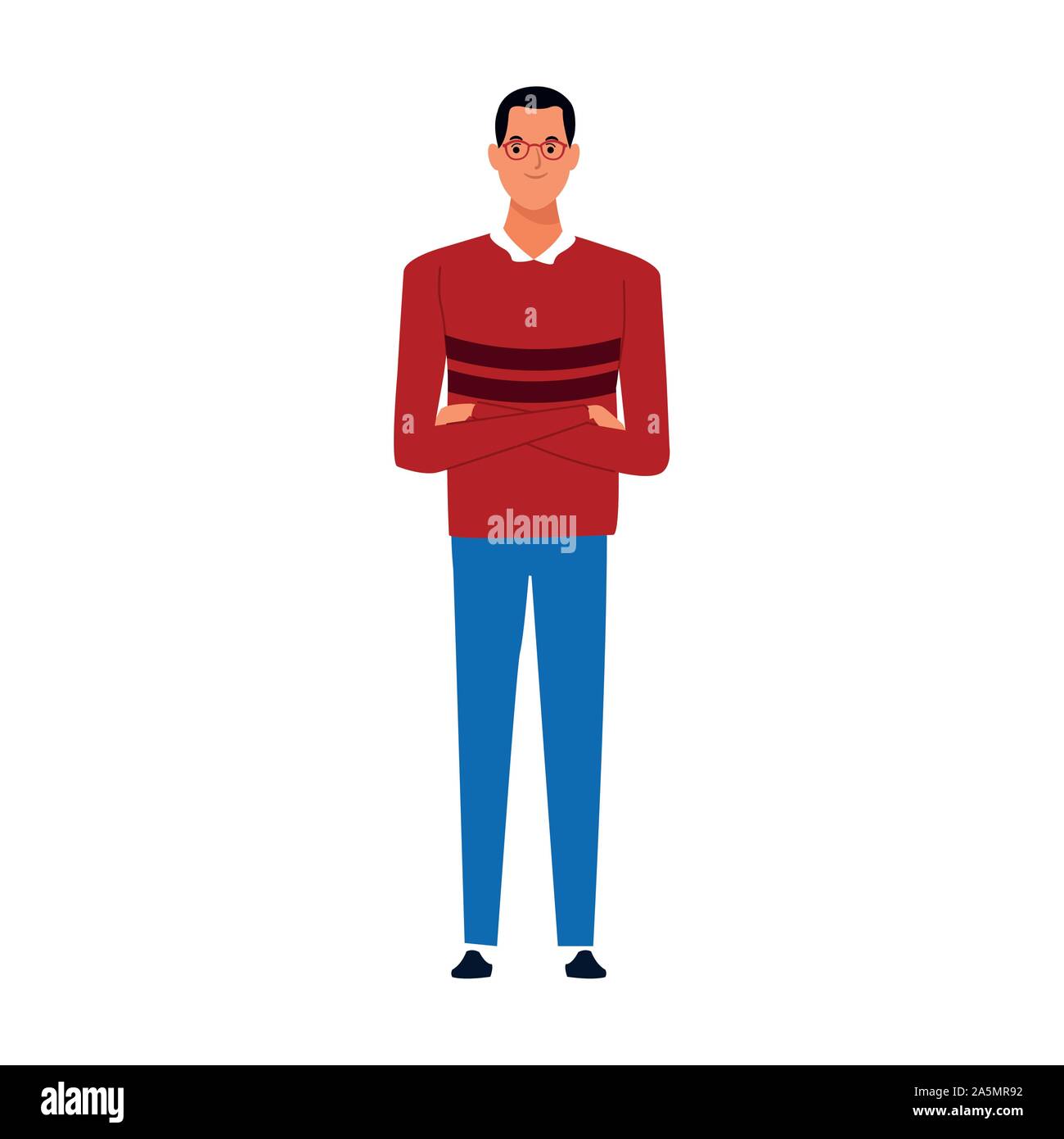 man standing cartoon icon, colorful design Stock Vector Image & Art - Alamy