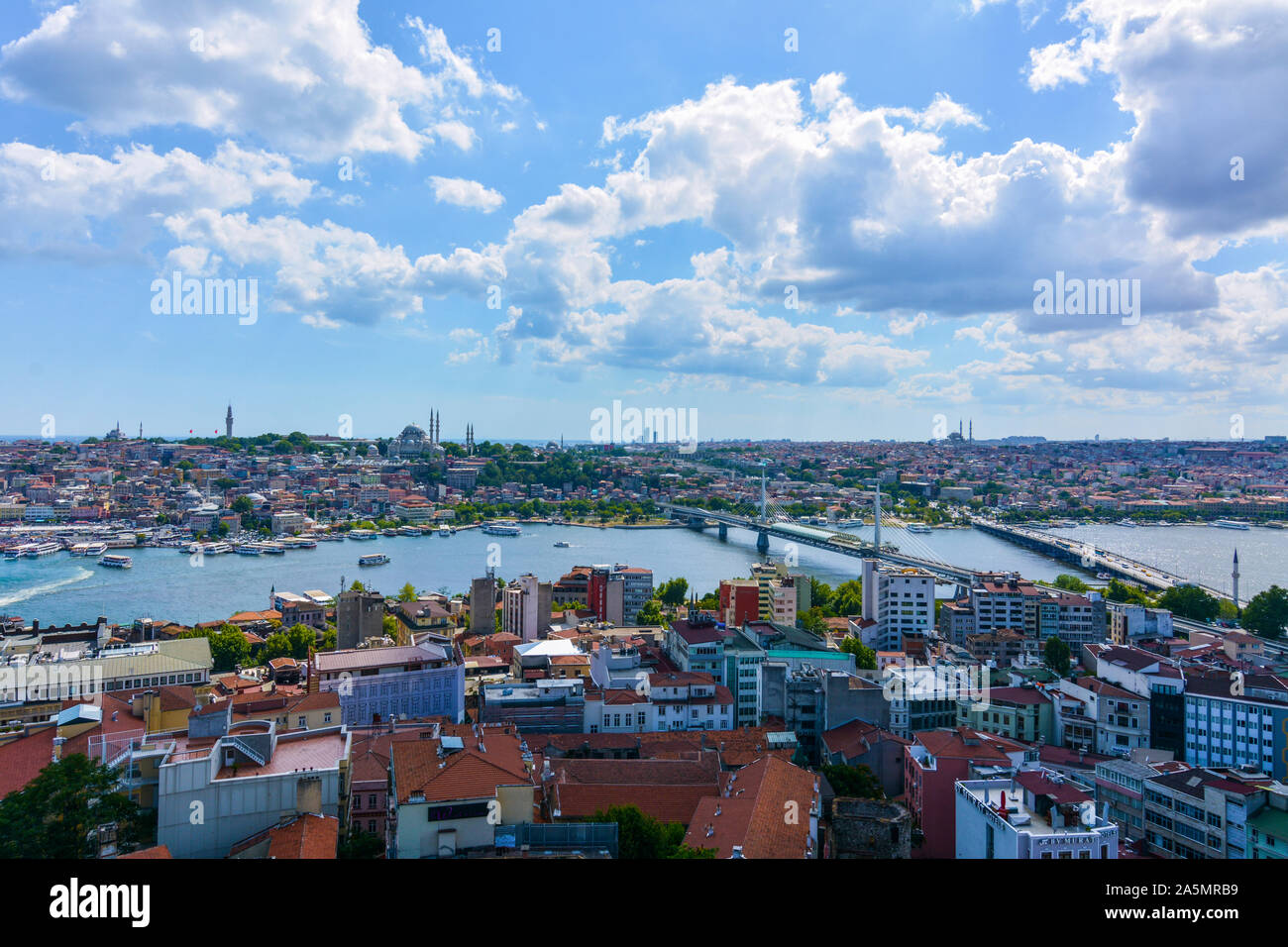 Aerial views of Istanbul in Turkey Stock Photo - Alamy