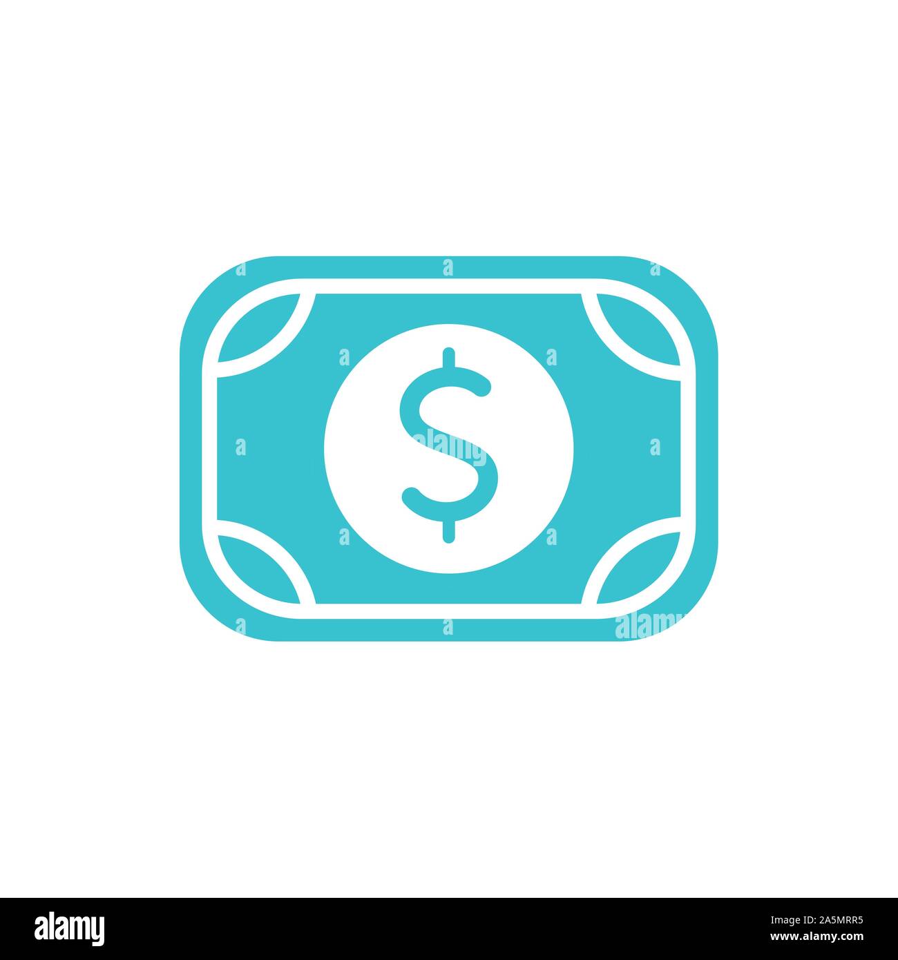 banknote money business finance color silhouette vector illustration ...