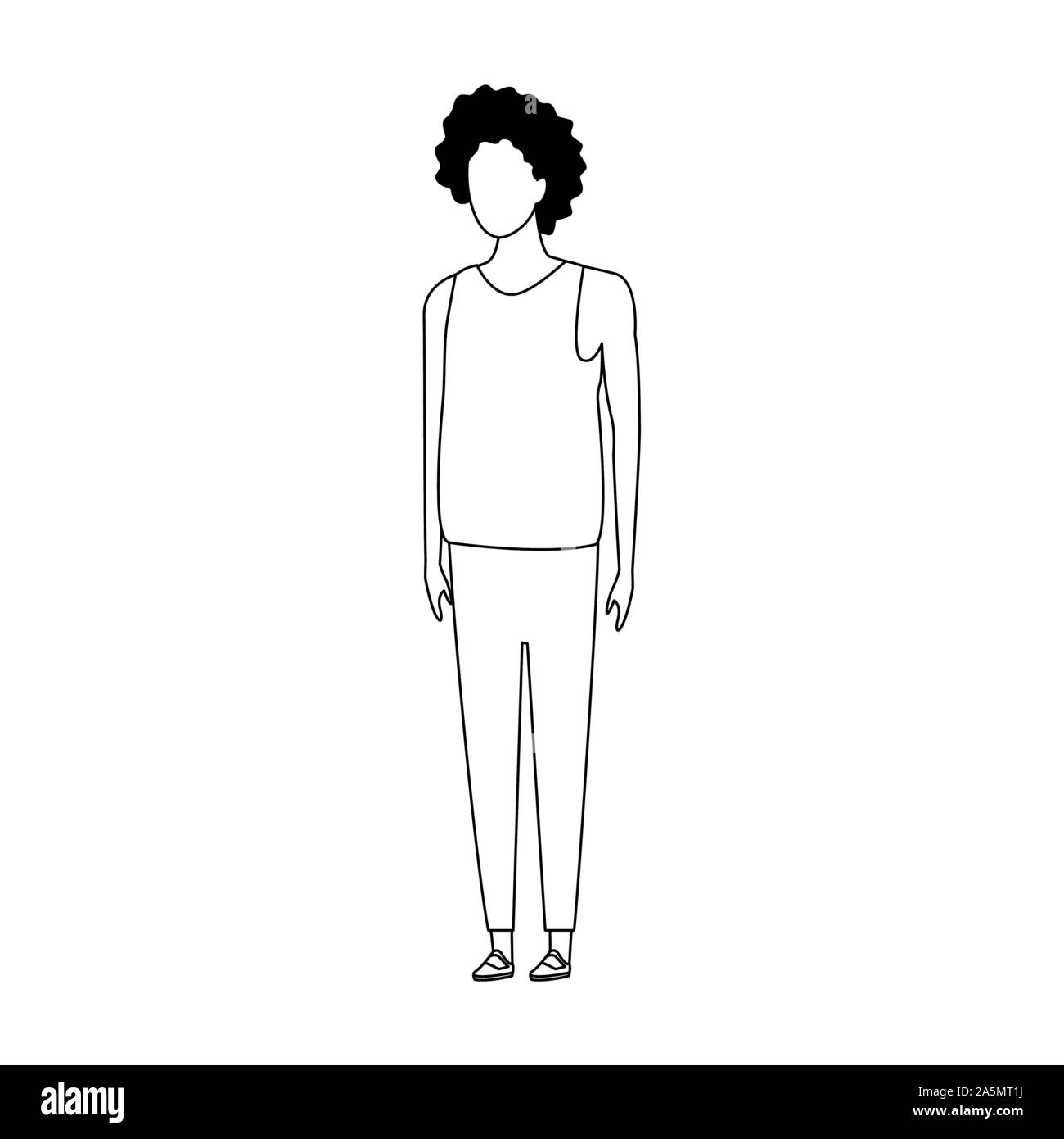 Black beautiful woman avatar Cut Out Stock Images & Pictures - Alamy