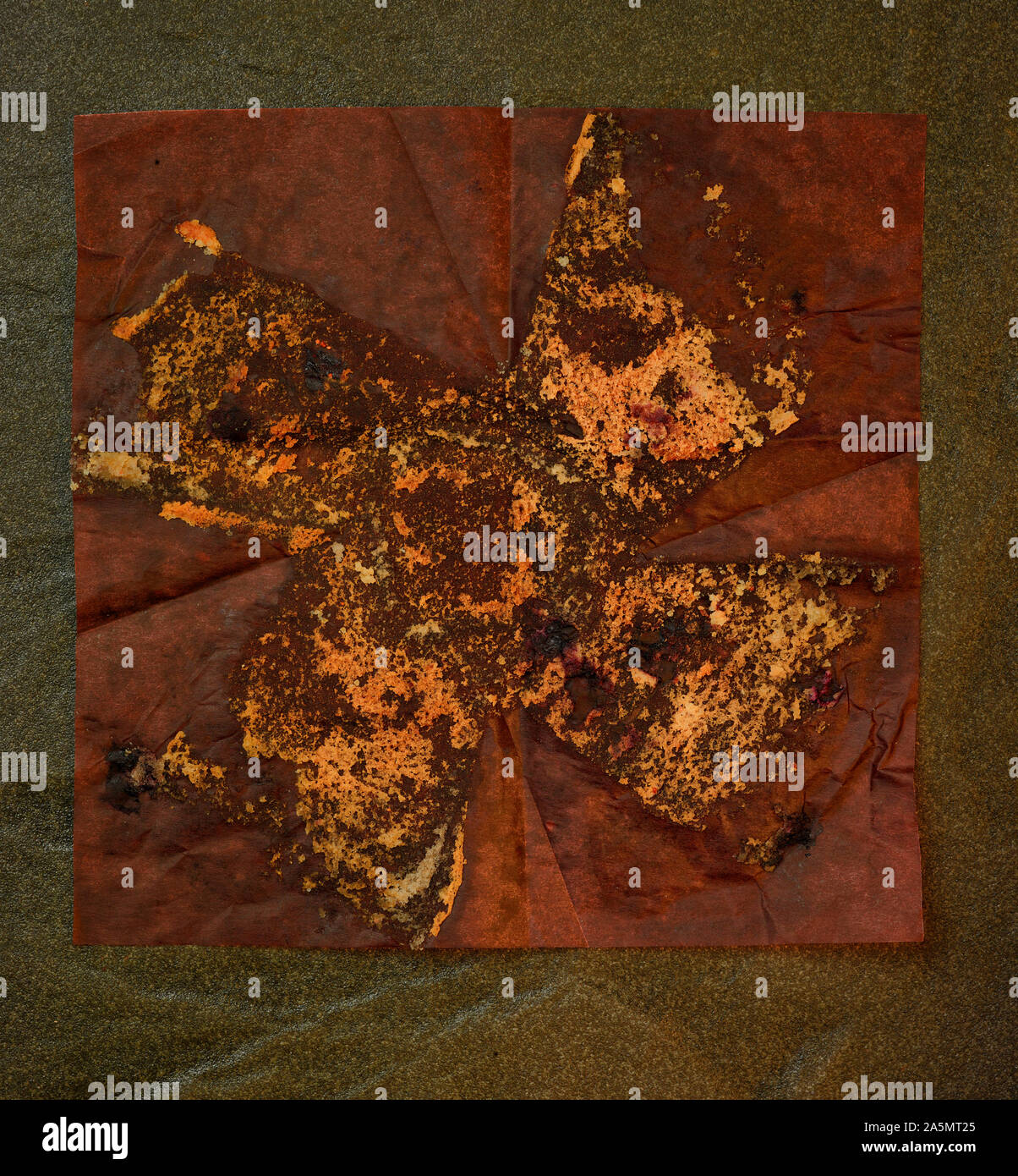 Muffin wrapper pattern and texture food abstract, concept Stock Photo ...