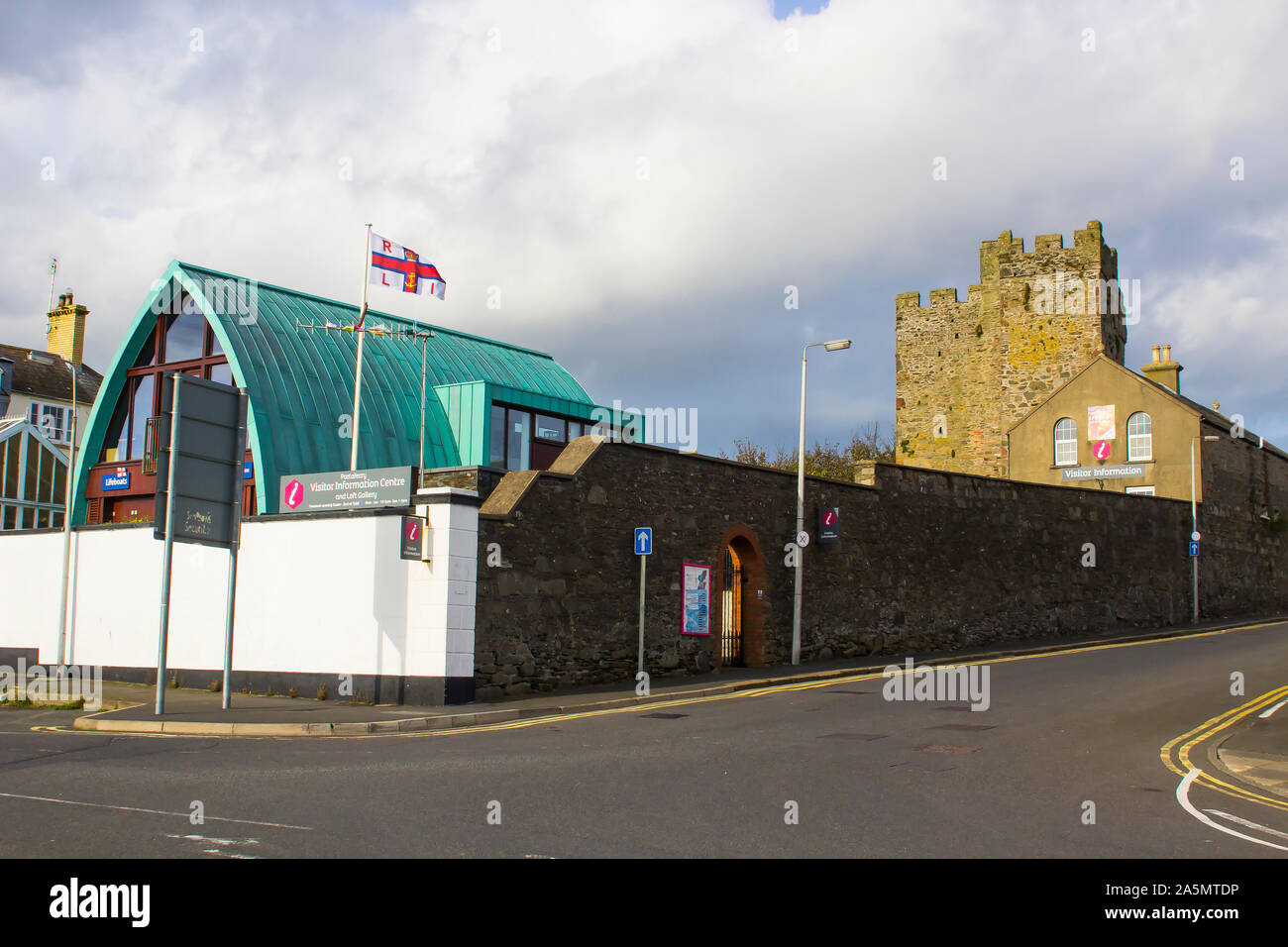 Portaferry road signs hi-res stock photography and images - Alamy