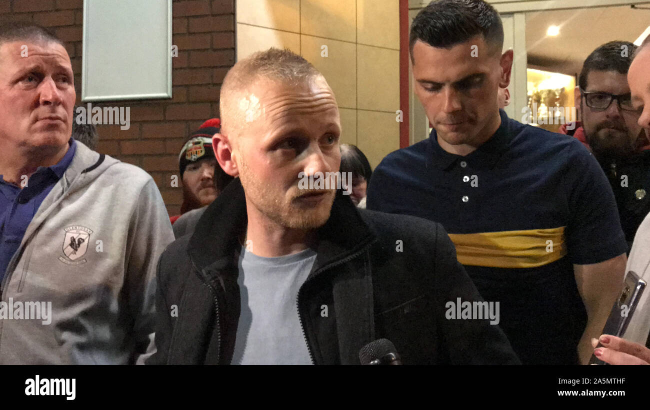 Loyalist jamie bryson hi-res stock photography and images - Alamy