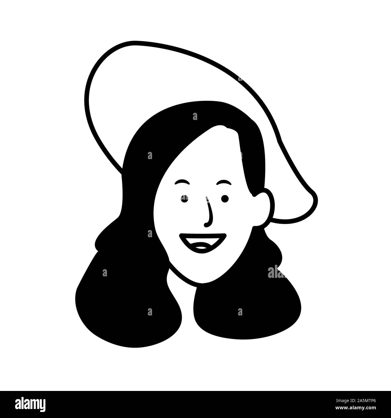 Beautiful elegant adult woman Stock Vector Images - Alamy