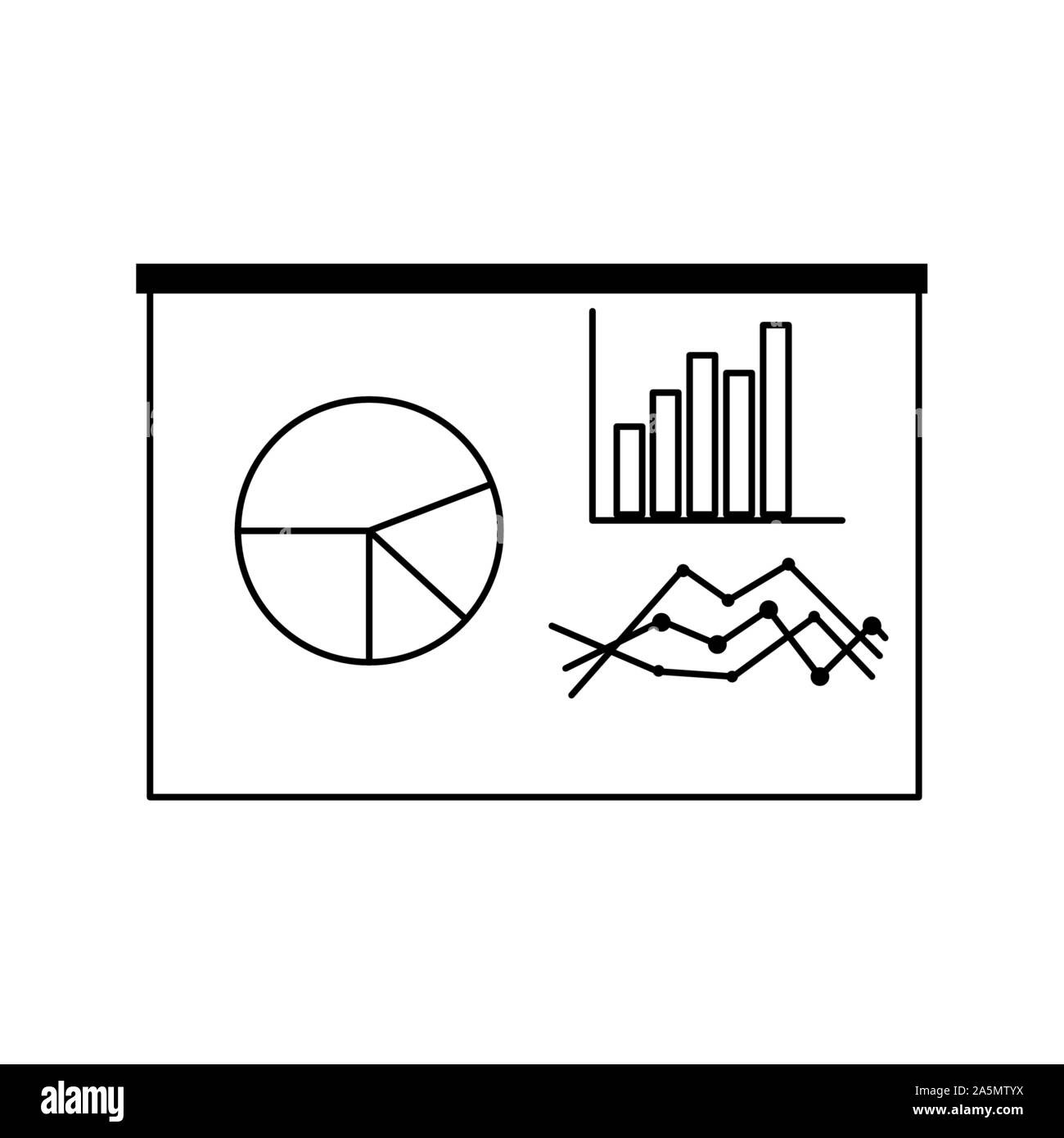 User interface pie chart Cut Out Stock Images & Pictures - Alamy