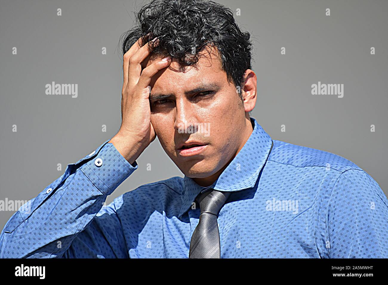 Business Man And Confusion Stock Photo - Alamy