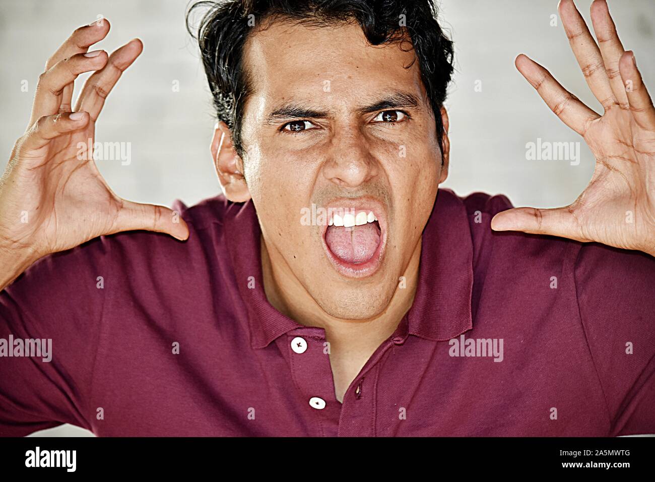 Man Under Stress Stock Photo - Alamy