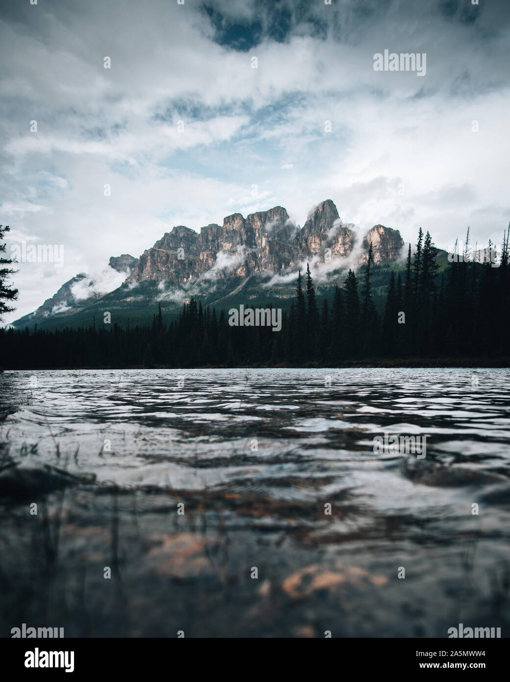 Castle Mountain, Banff National Park, Canada Stock Photo - Alamy