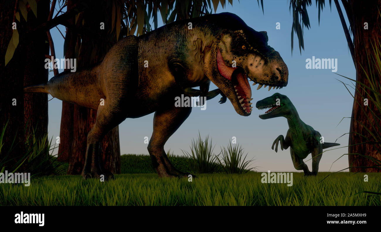 Extremely detailed and realistic high resolution 3d image of an extinct ...