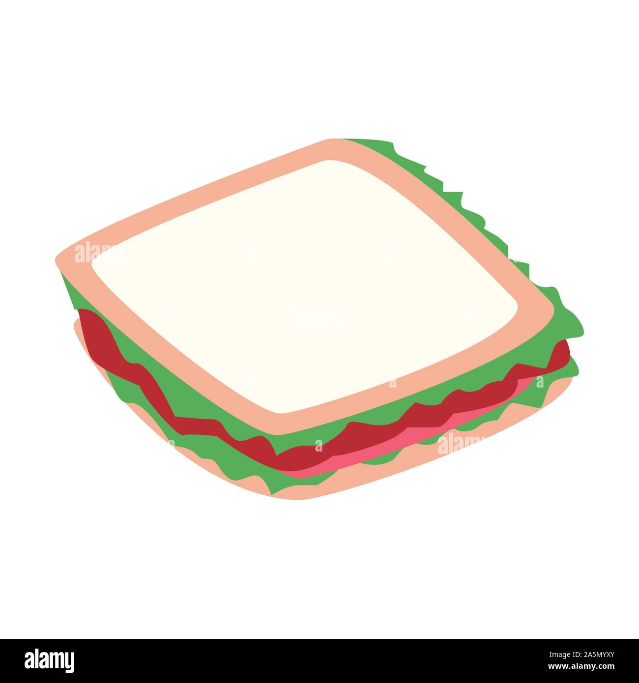 sandwich icon image, flat design Stock Vector Image & Art - Alamy