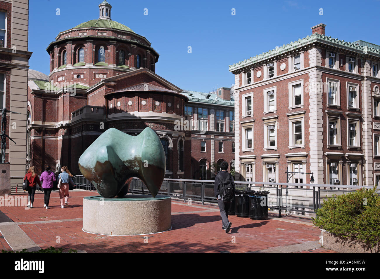Columbia University campus in Morningside Heights, New York, USA ...