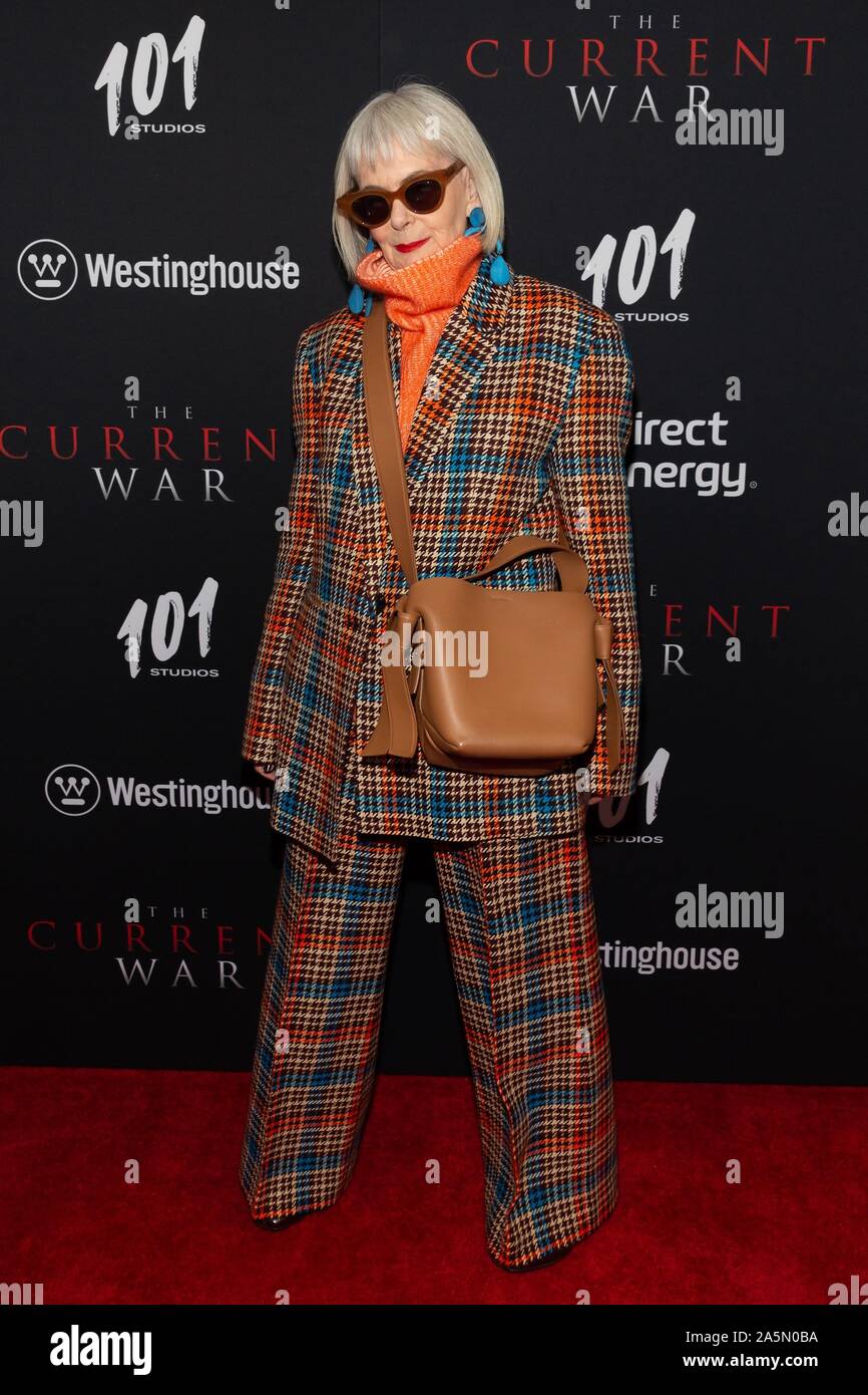 New York, NY, USA. 21st Oct, 2019. Lyn Slater, aka, Accidental Icon at ...