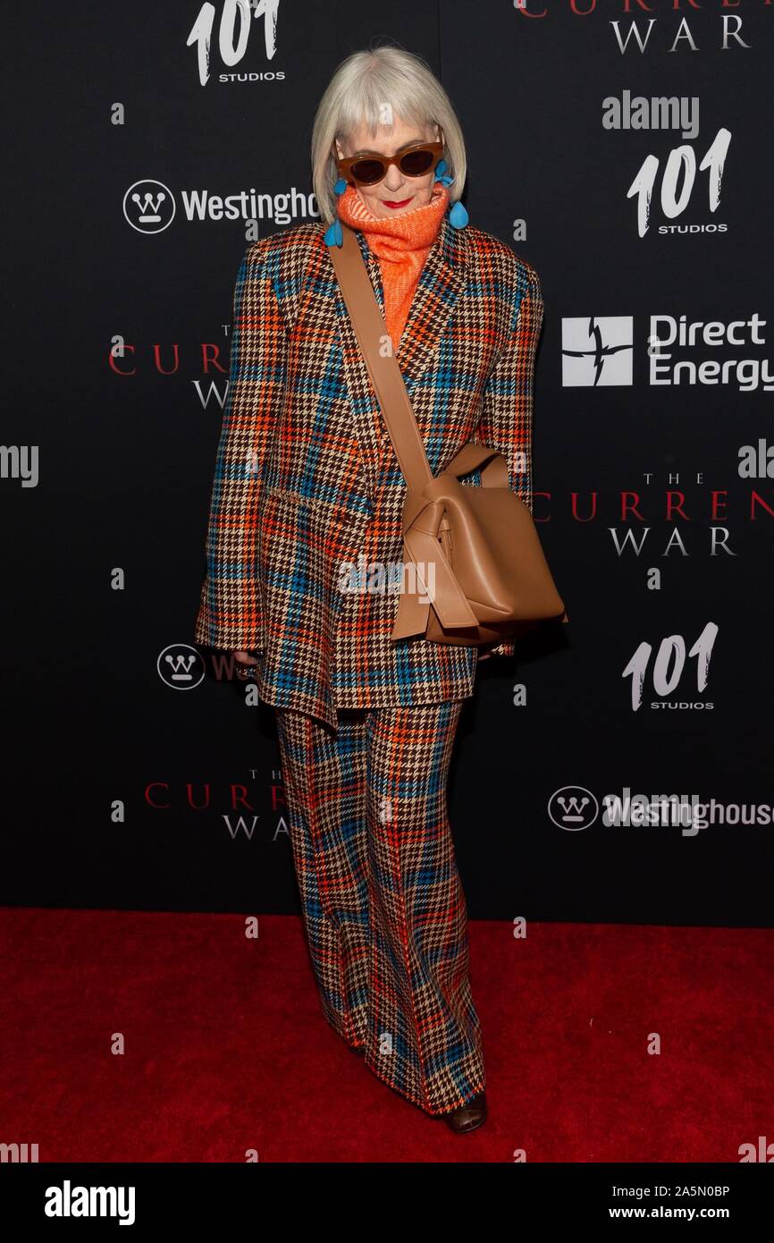 New York, NY, USA. 21st Oct, 2019. Lyn Slater, aka, Accidental Icon at ...