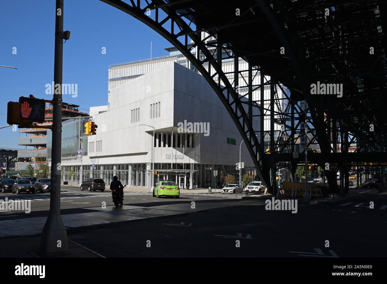Columbia University campus in Manhattanville, New York, USA. 125th ...