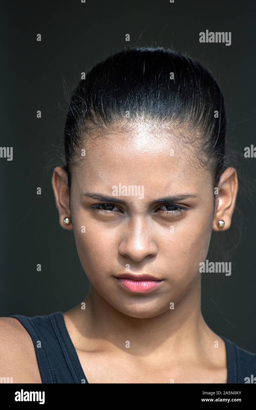 Cute Female Portrait Stock Photo - Alamy