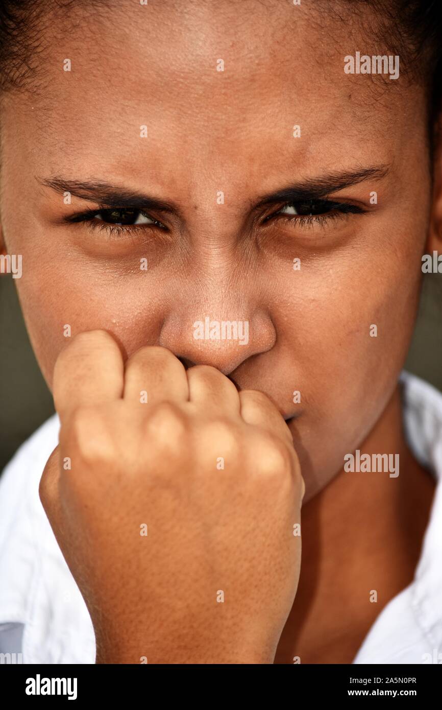 Teenage Girl And Anger Stock Photo - Alamy