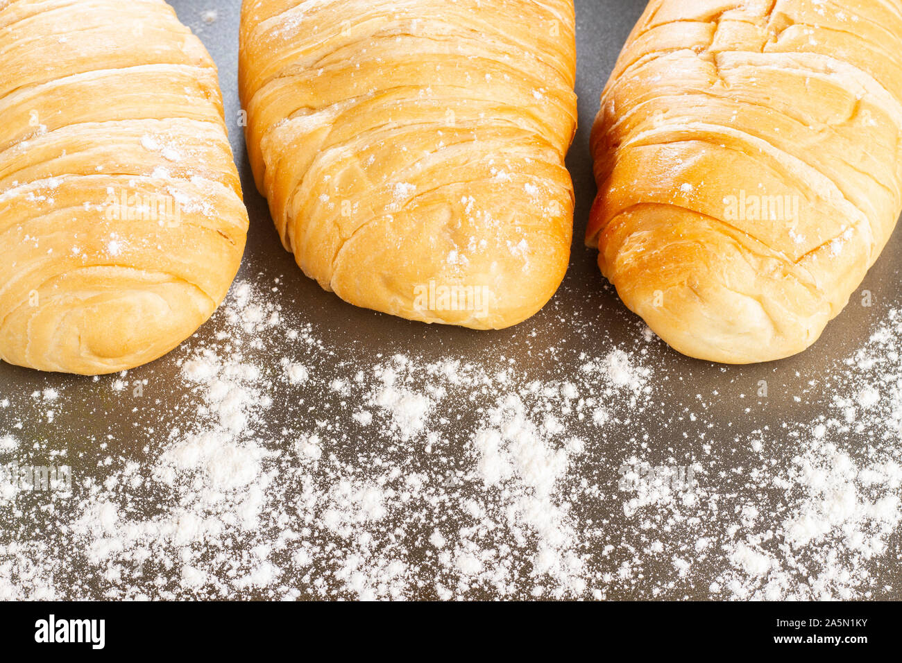 Bread of milk, traditional food of Colombia, close-up Stock Photo - Alamy