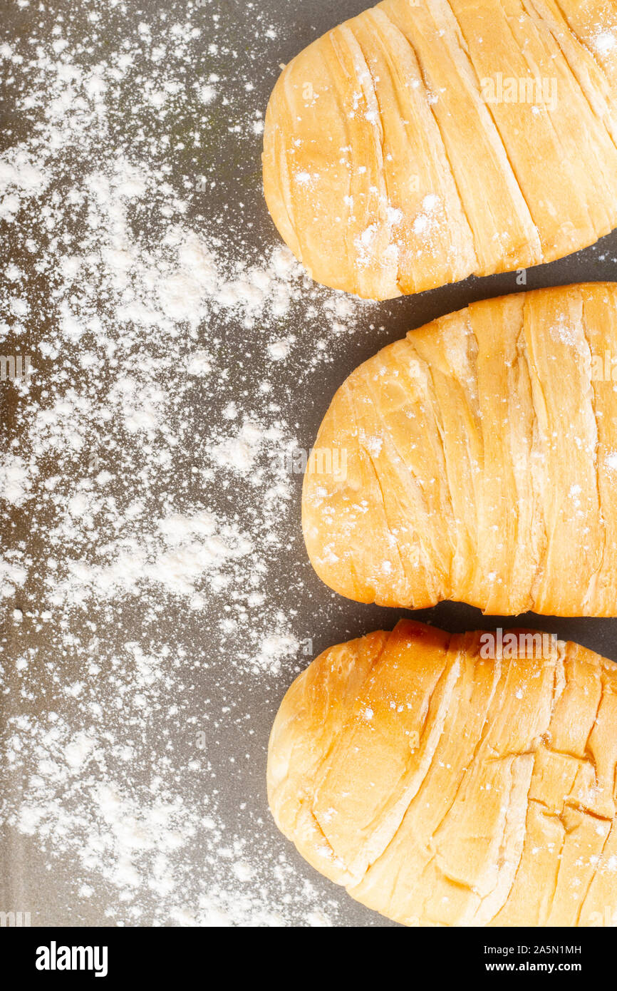 Bread of milk, traditional food of Colombia, close-up Stock Photo - Alamy