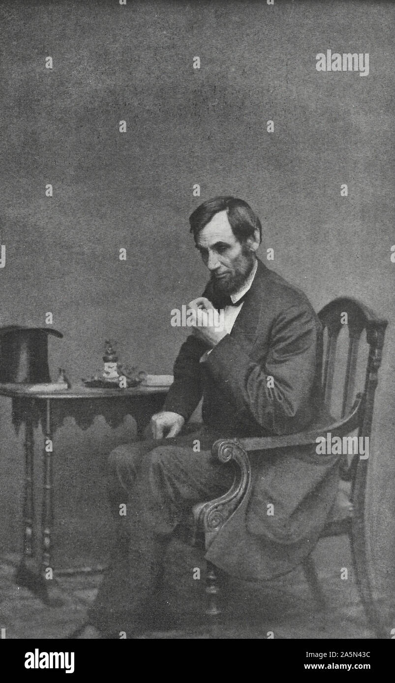President Abraham Lincoln during the American Civil War Stock Photo - Alamy