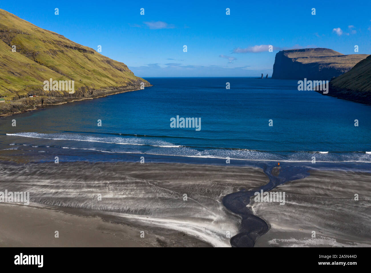 Faroe islands denmark aerial hi-res stock photography and images - Alamy