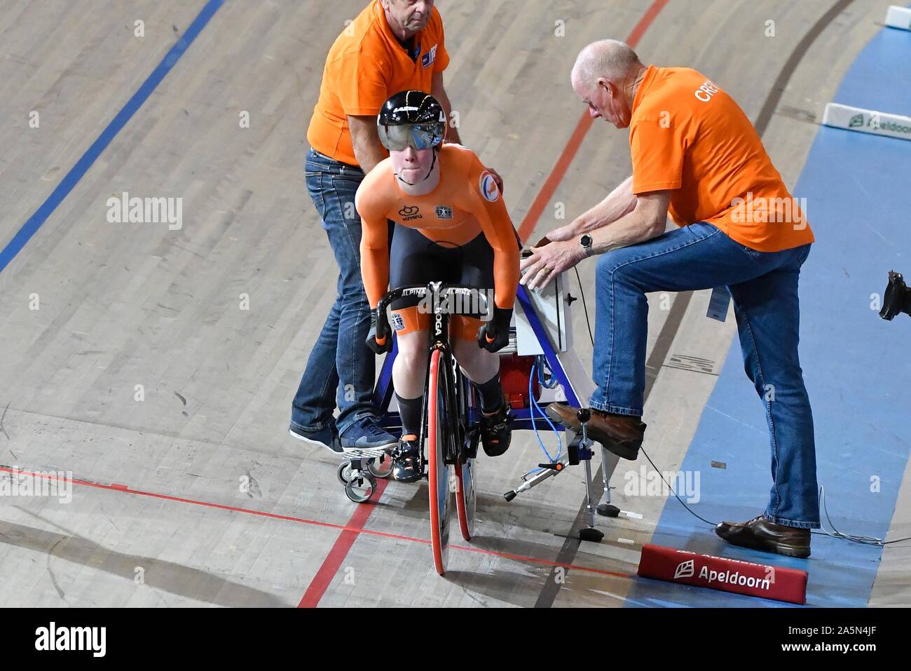 Kyra Lambrink (NED) on the Women s 500m Time Trail, during UEC Track ...