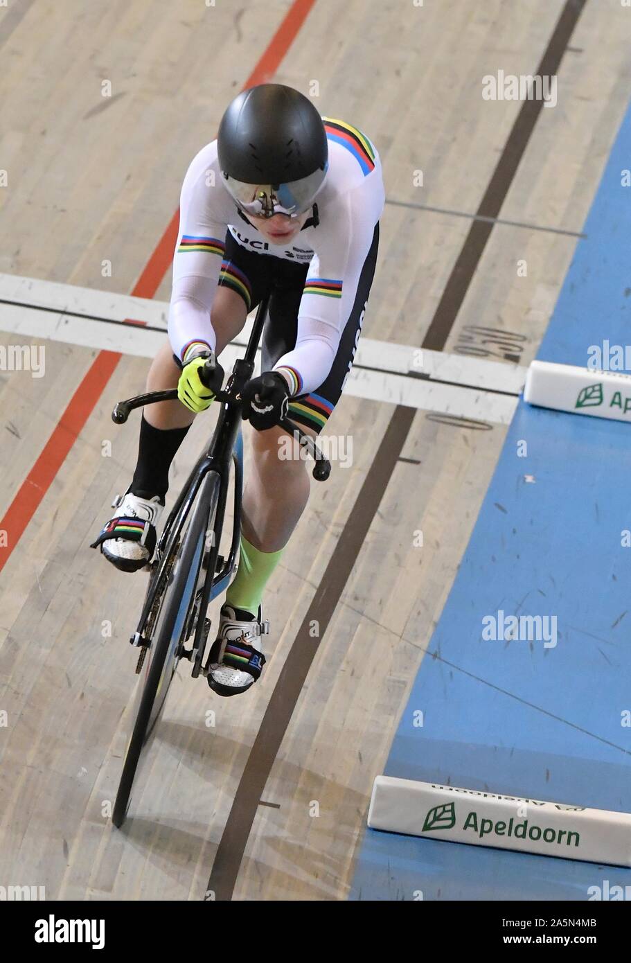 Daria Shmeleva (RUS) silver on the Women s 500m Time Trail, during UEC ...
