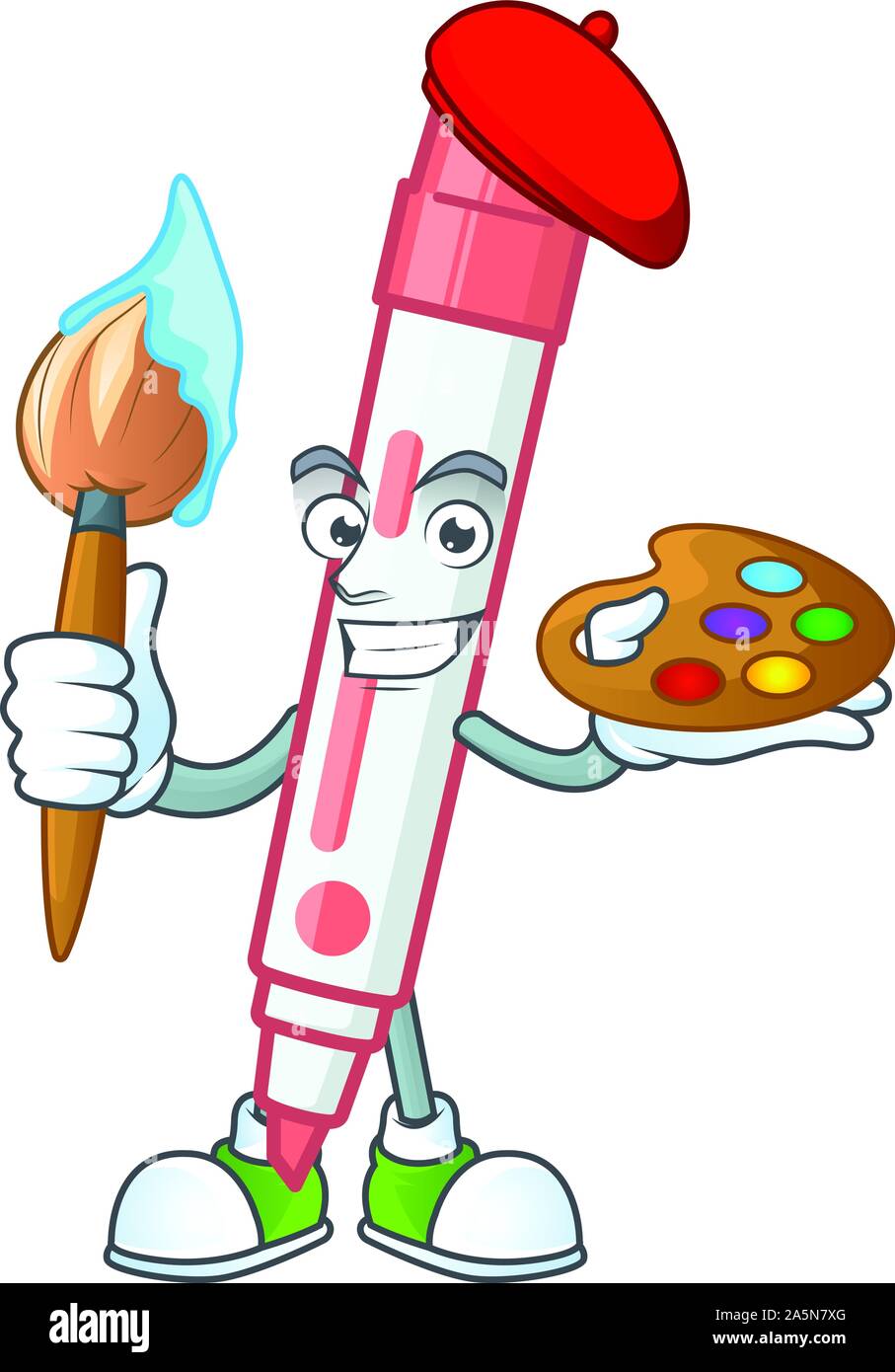 Painting board in black Cut Out Stock Images & Pictures - Alamy