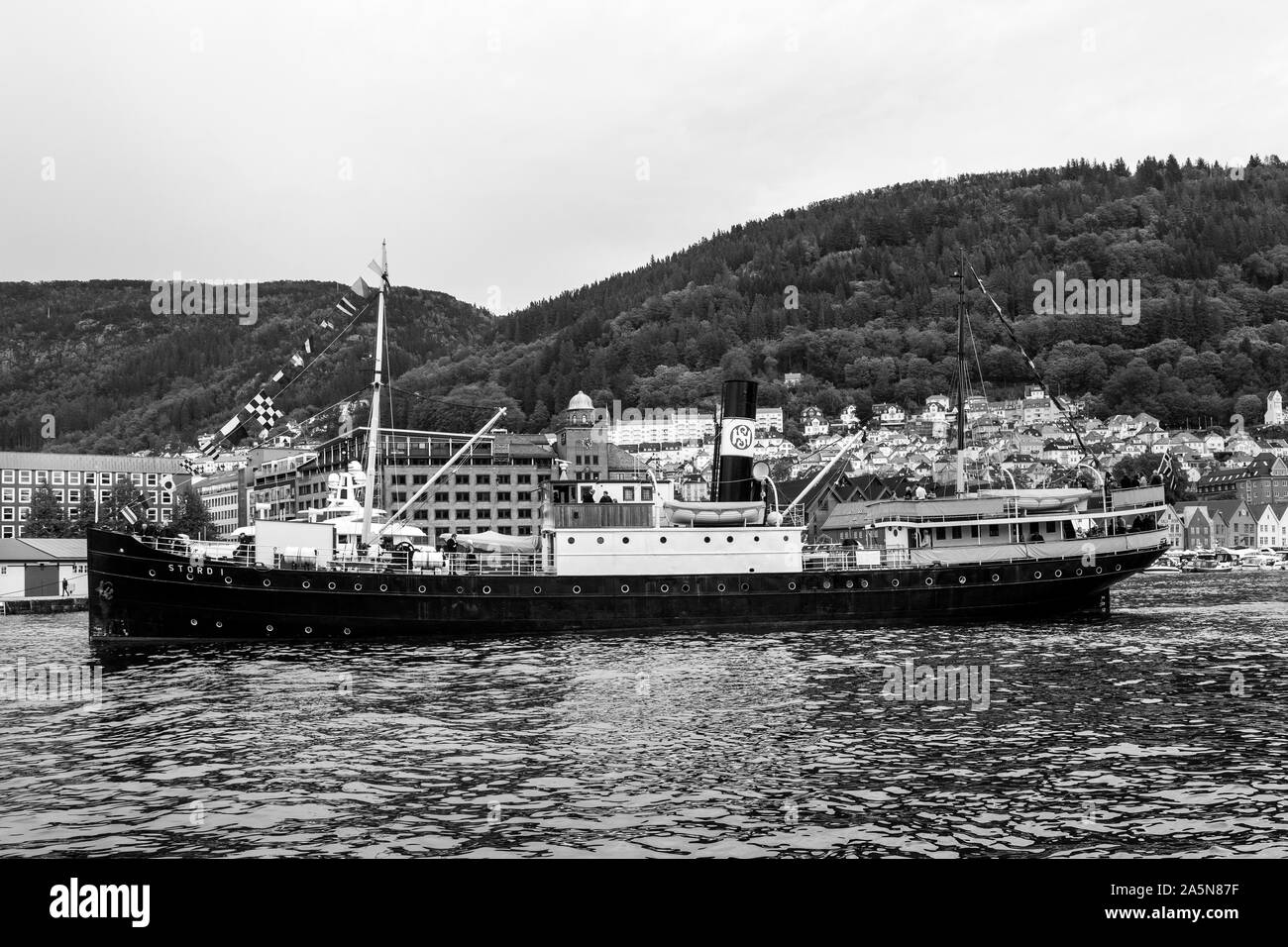Veteran ship norway Black and White Stock Photos & Images - Alamy