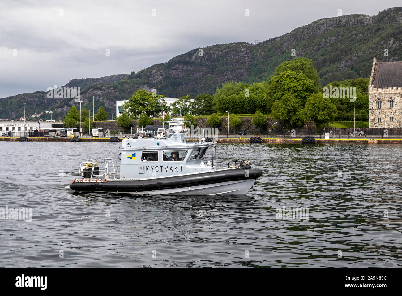 HPB2, small service vessel from the Coast Guard vessel KV Tor, arriving ...