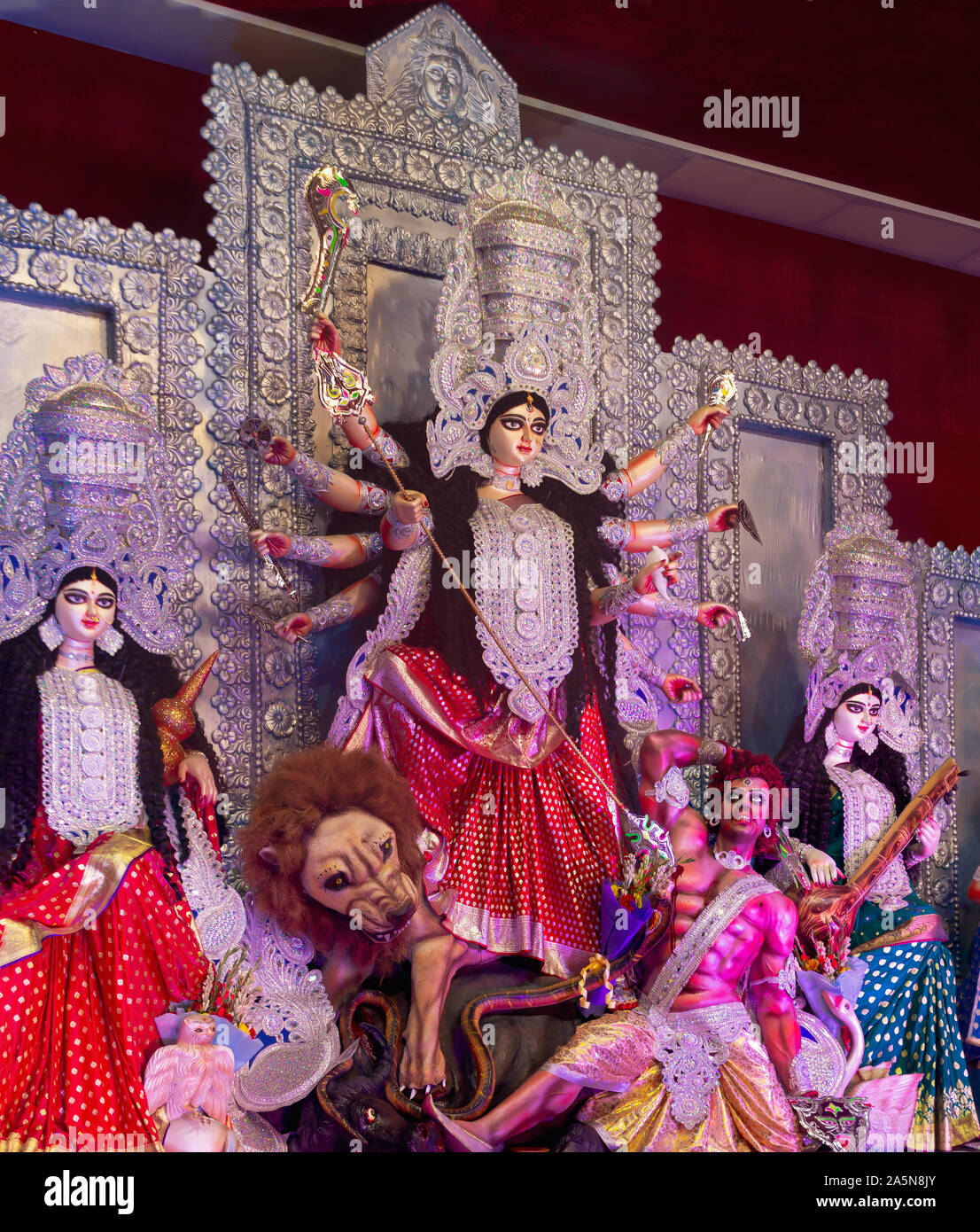 Colorful pandal hi-res stock photography and images - Alamy