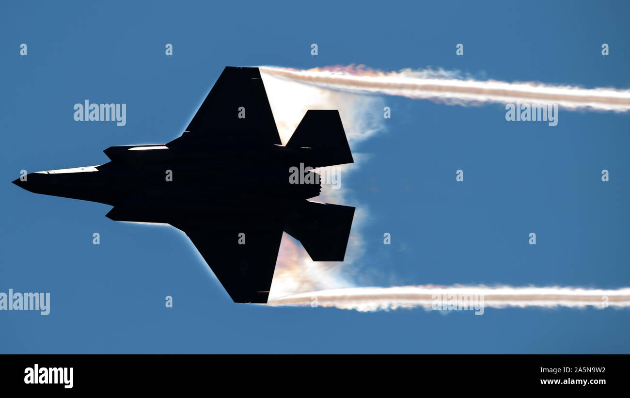 Capt. Andrew "Dojo" Olson, F-35 Demonstration Team pilot and commander ...