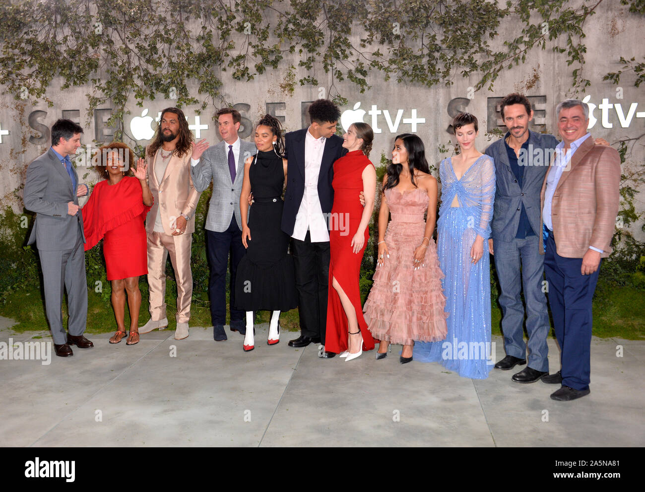 LOS ANGELES, USA. October 22, 2019: Jamie Erlicht, Alfre Woodard, Jason ...