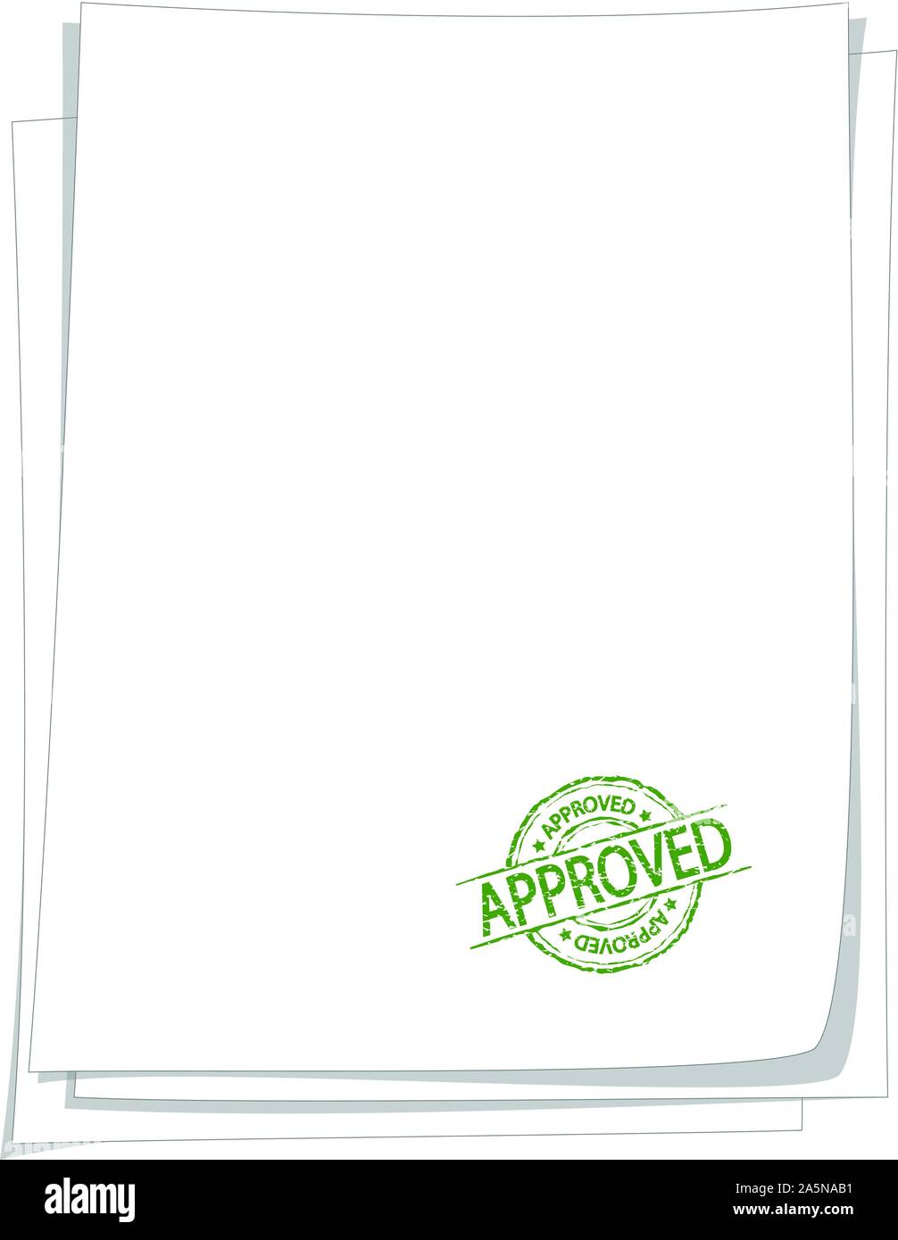 Claim approved stamp Stock Vector Images - Alamy