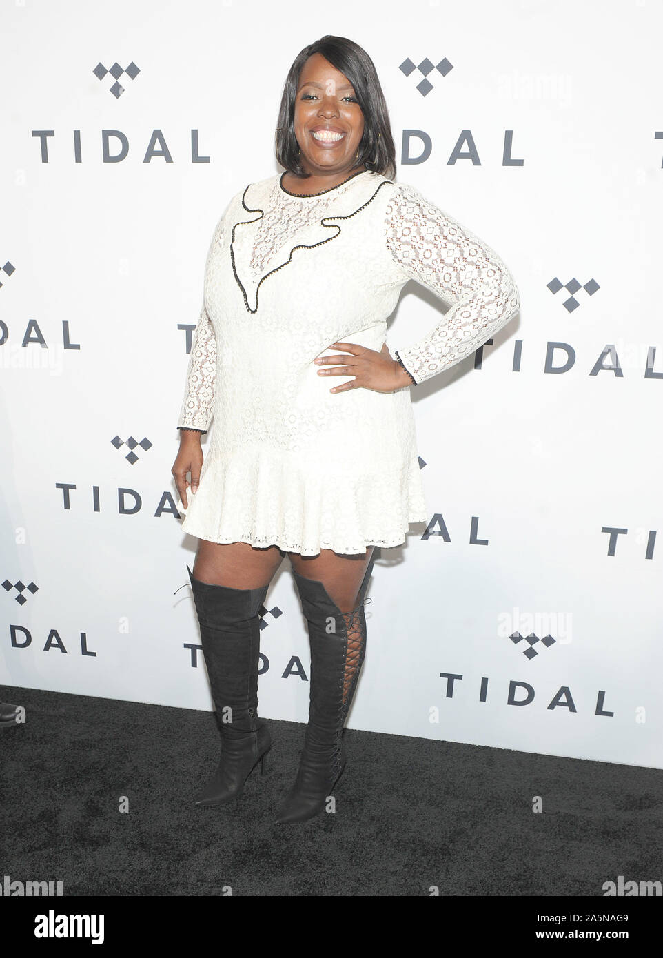 New York, New York, USA. 21st Oct, 2019. Latrice Walker attends the Tidal X Rock The Vote ...