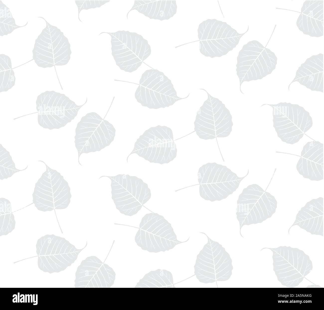 Bo leaf backdrop, vector seamless Stock Vector Image & Art - Alamy