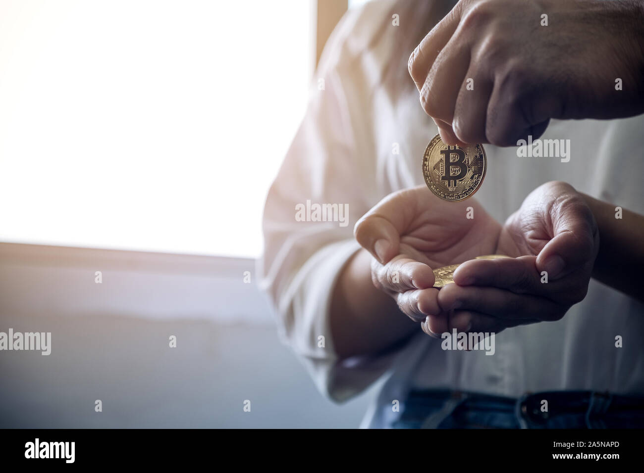 Man collecting pay hi-res stock photography and images - Alamy