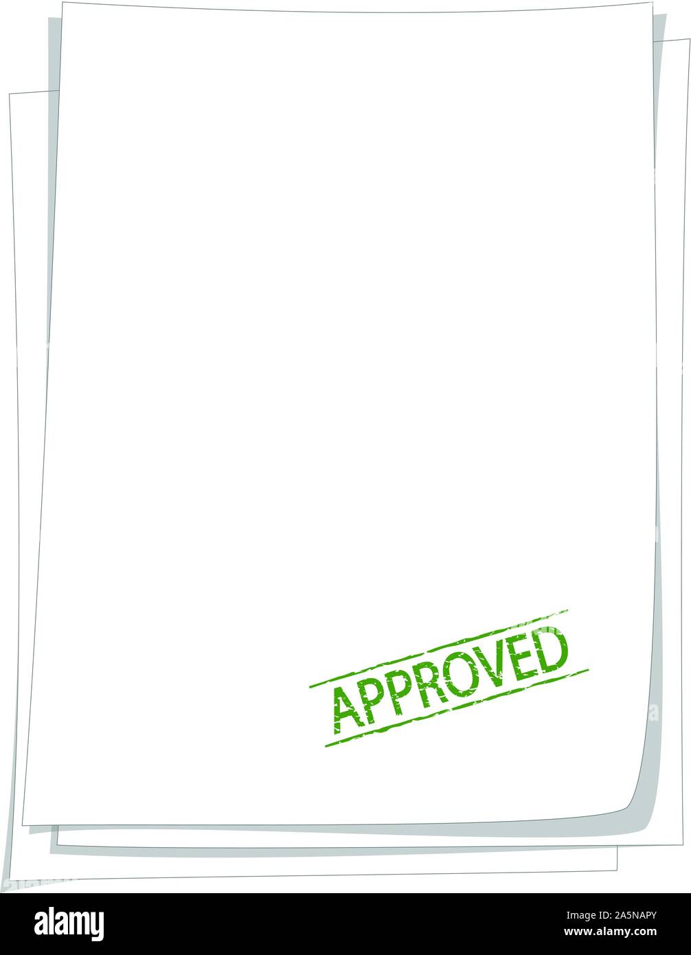 Claim approved stamp Stock Vector Images - Alamy