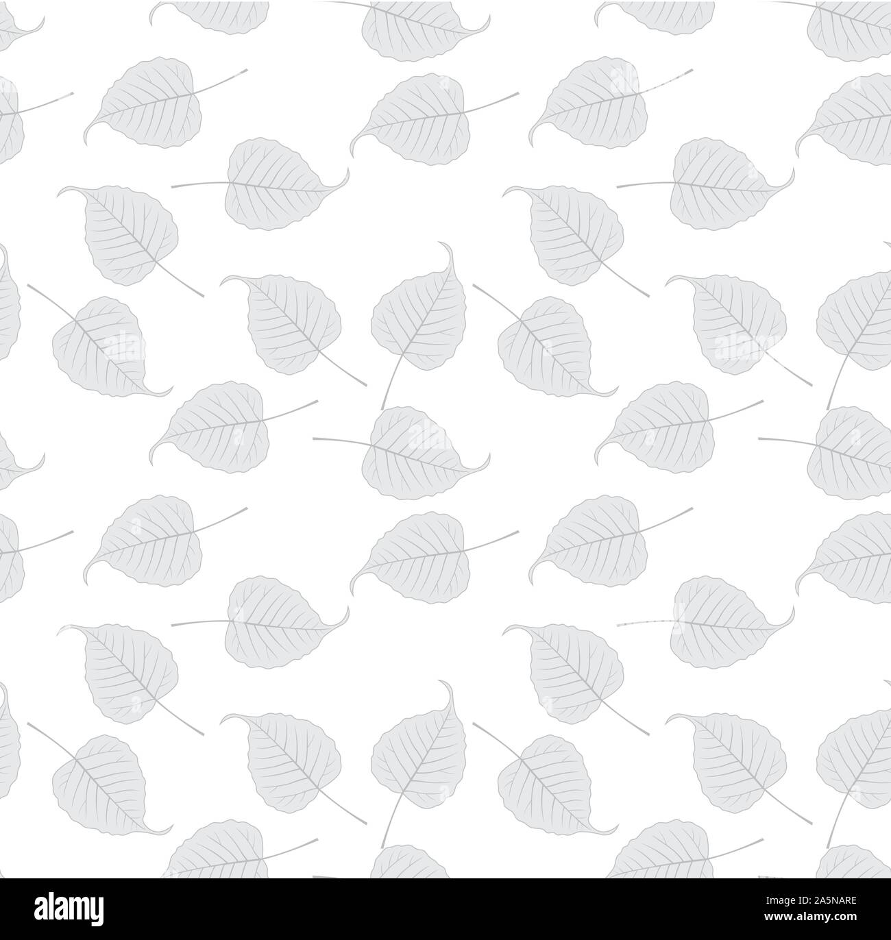 Bo leaf backdrop, vector seamless Stock Vector Image & Art - Alamy