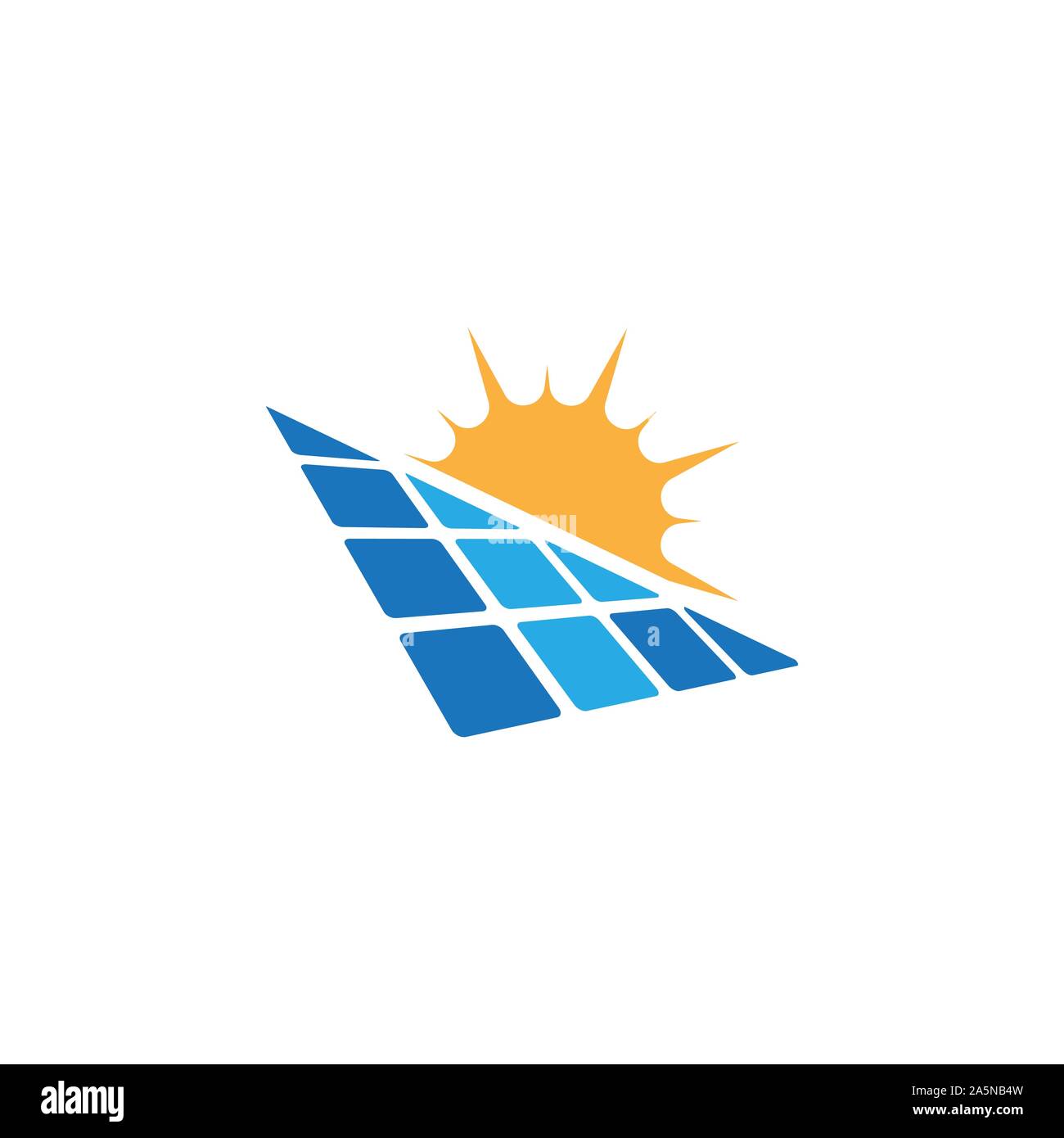 Solar panel icon Stock Vector Images - Alamy
