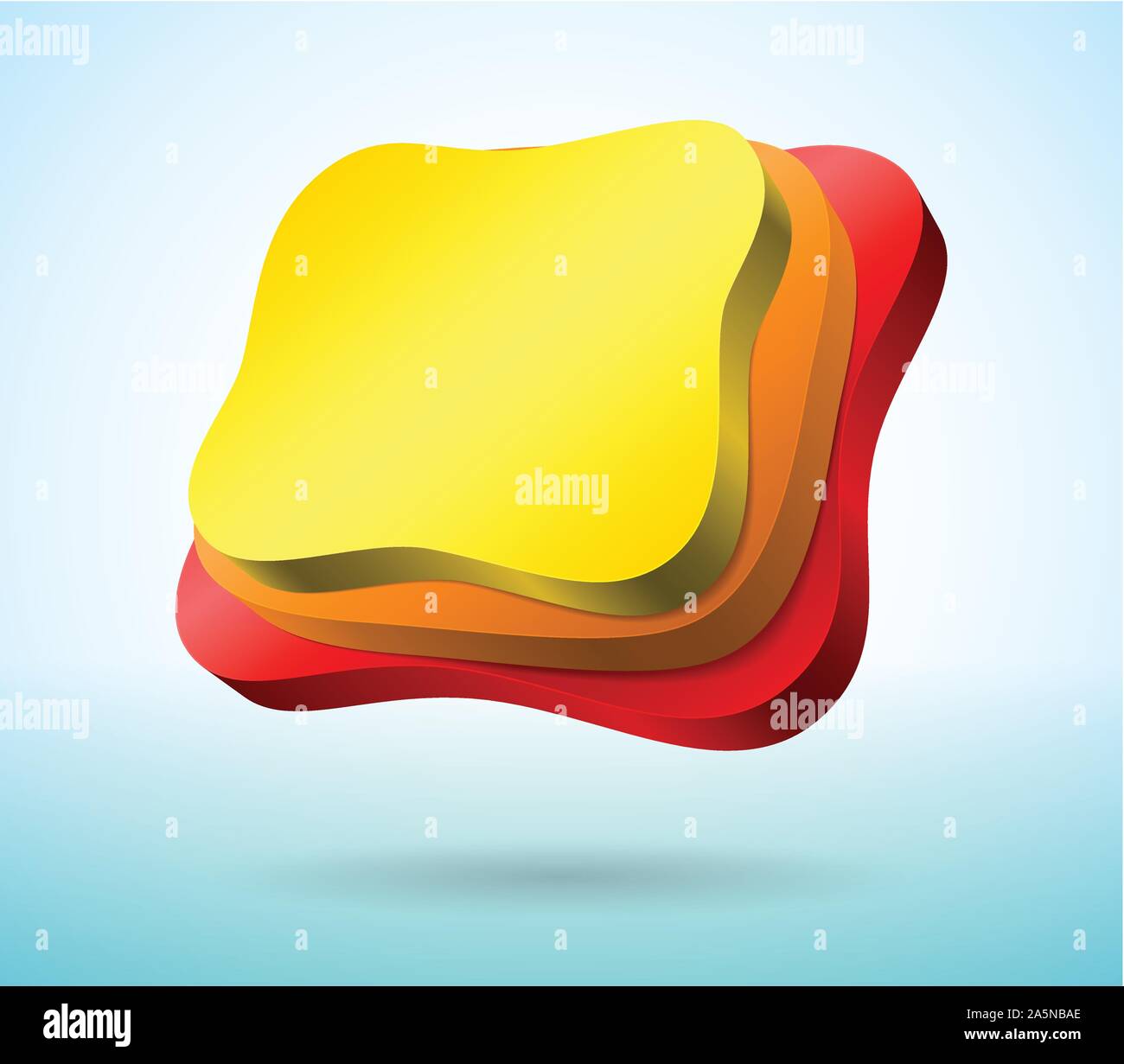 Abstract 3d plates Stock Vector Image & Art - Alamy