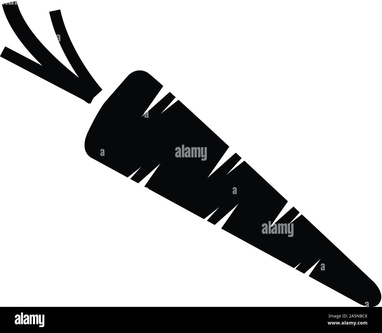 Carrot sign icon Black and White Stock Photos & Images - Alamy