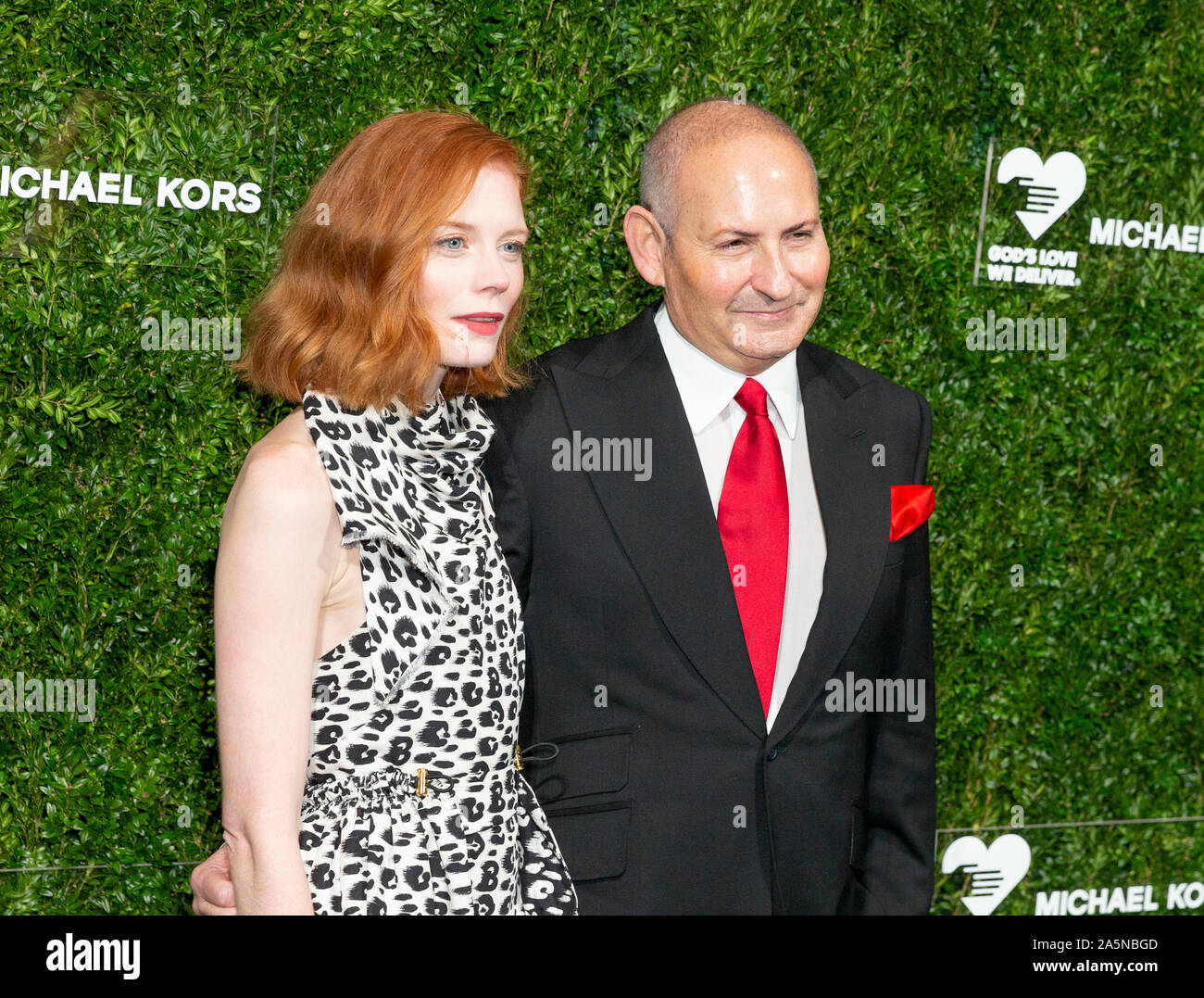 New York, NY - October 21, 2019: Jessica Jaffe and John Demsey attend ...