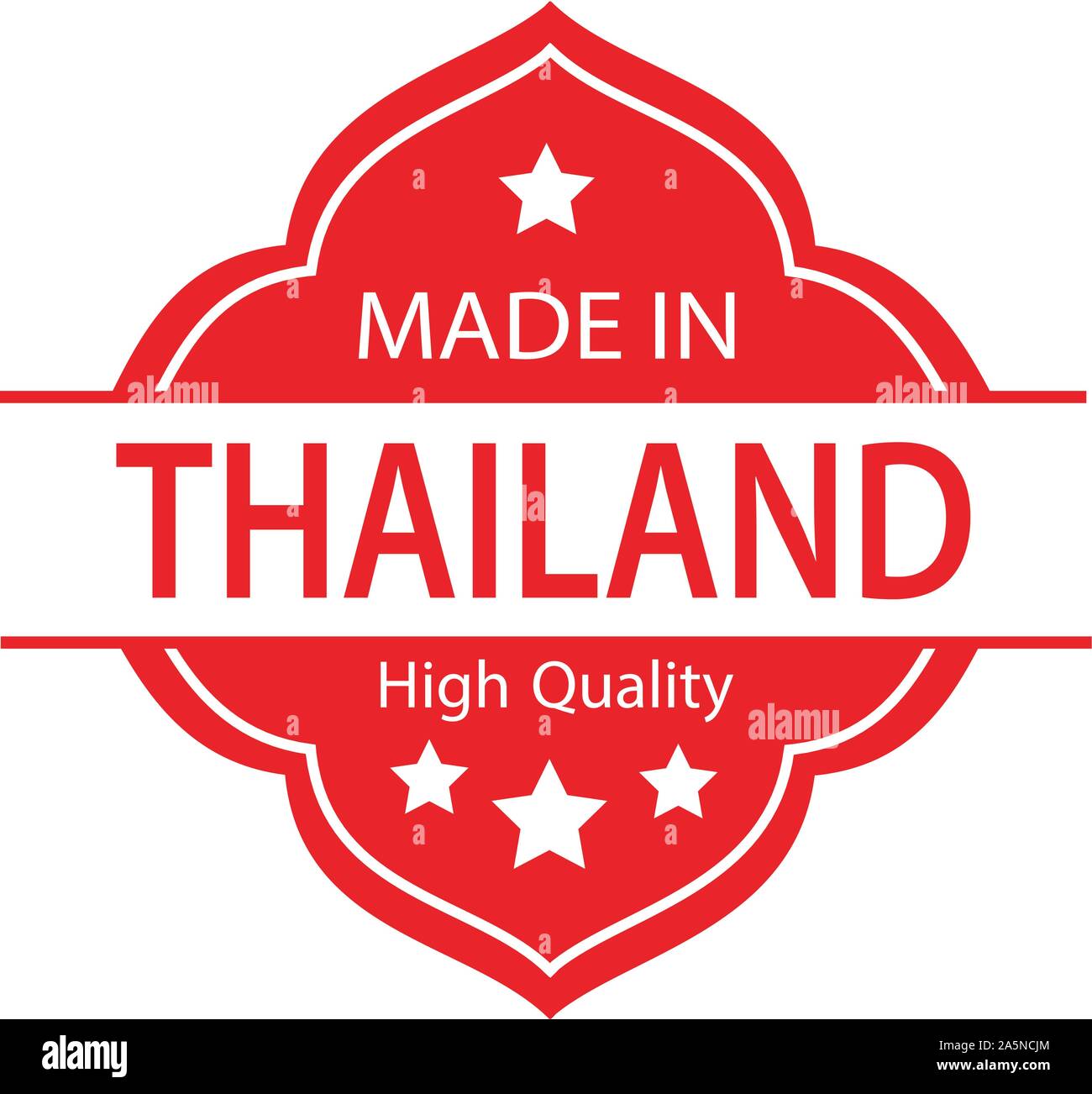 Made in thailand stamp hi-res stock photography and images - Alamy