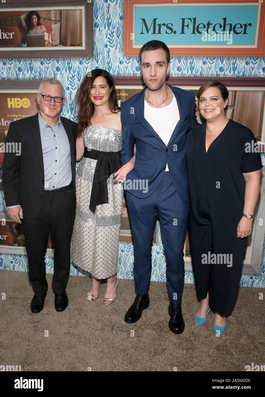 Hollywood, Ca. 21st Oct, 2019. Kathryn Hahn, Tom Perrotta, Jackson ...