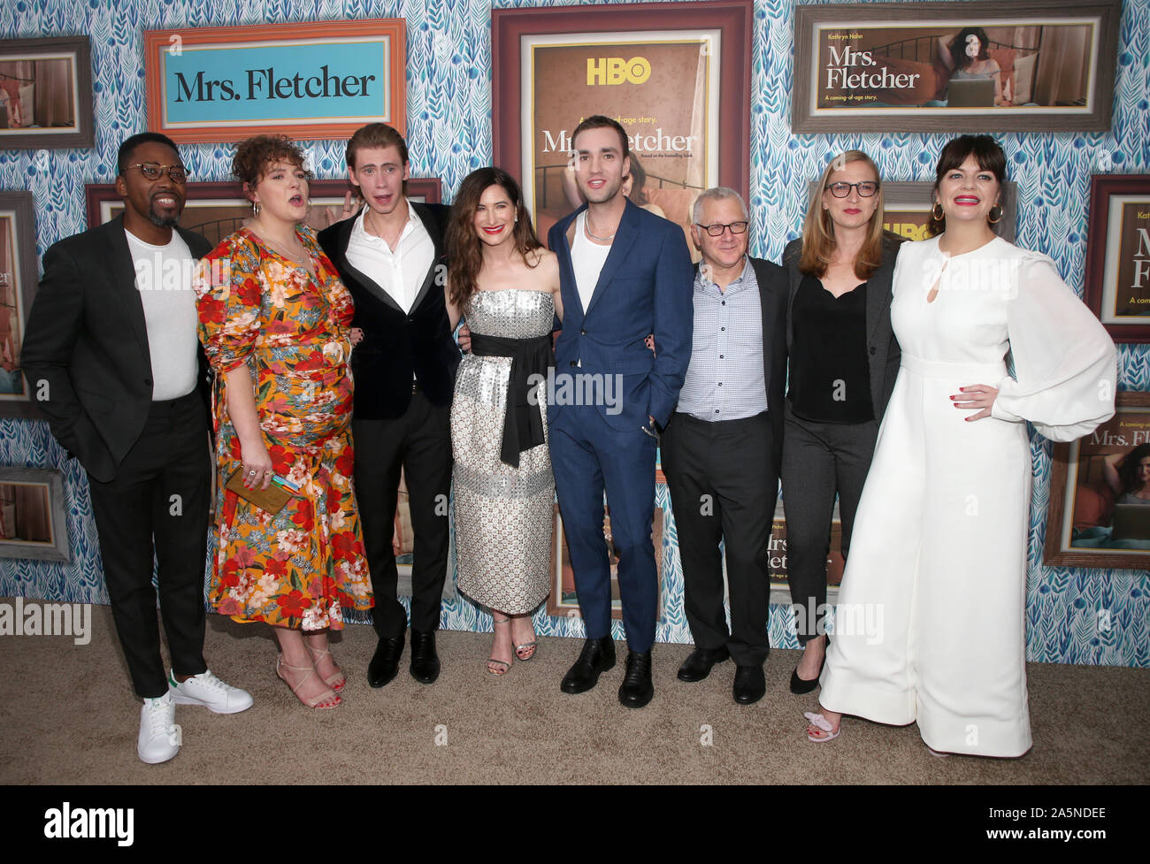 Hollywood, Ca. 21st Oct, 2019. Kathryn Hahn, Jackson White, Owen Teague ...