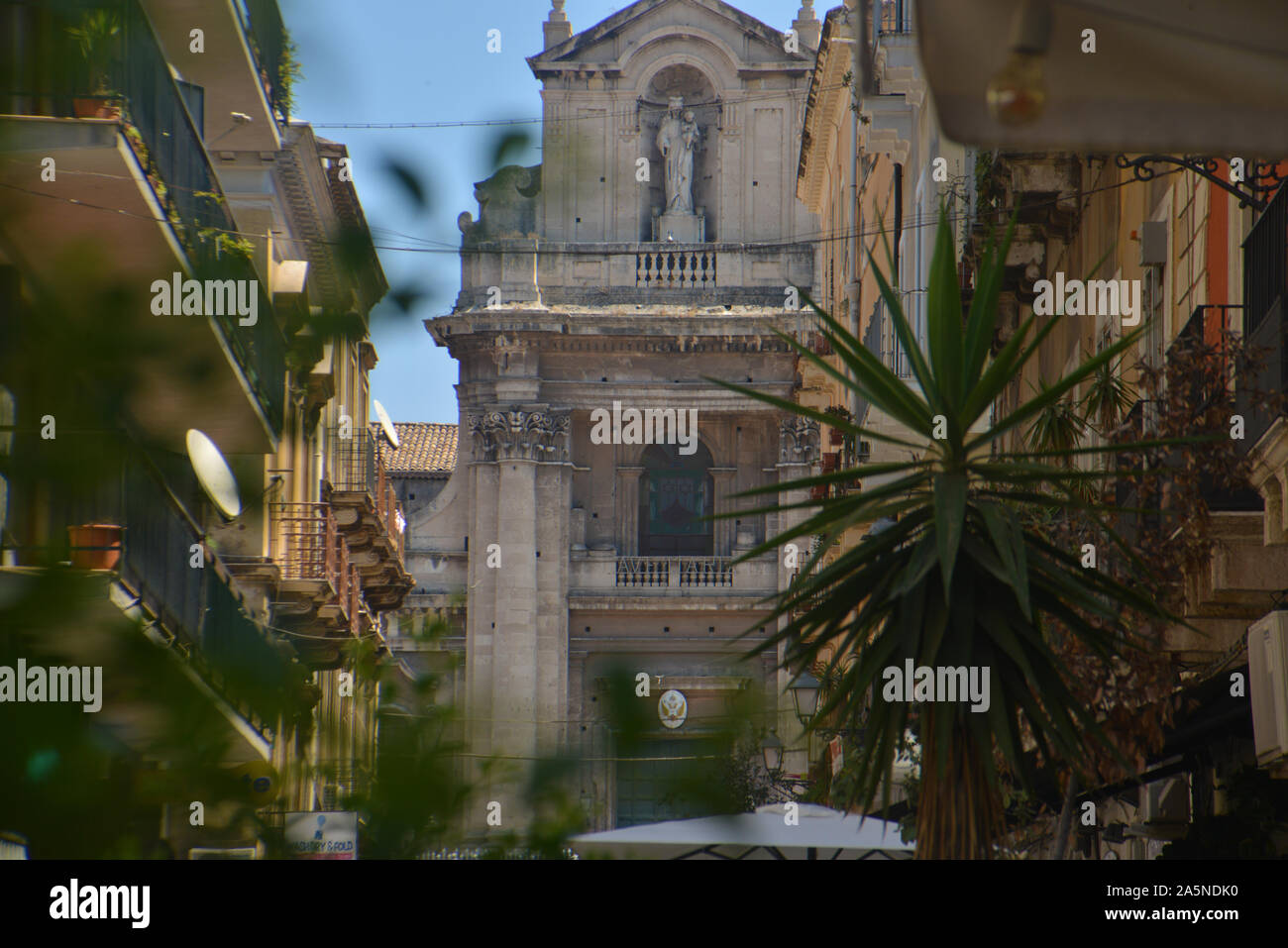 Baroque buildings in Catania, Sicily in Italy Stock Photo - Alamy