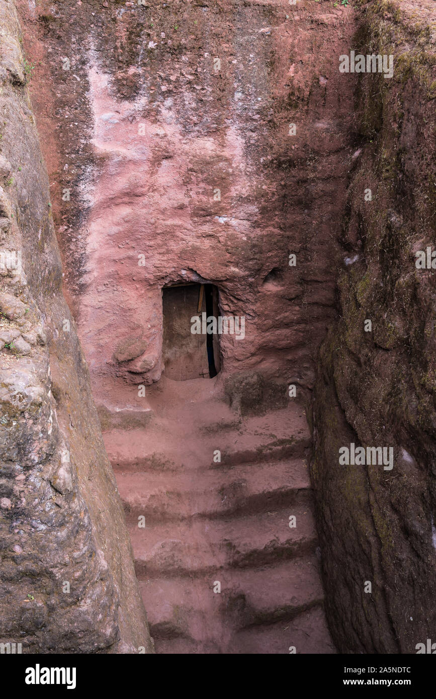 Bete Amanuel, monolitic church in Lalibela, Ethiopia Stock Photo - Alamy