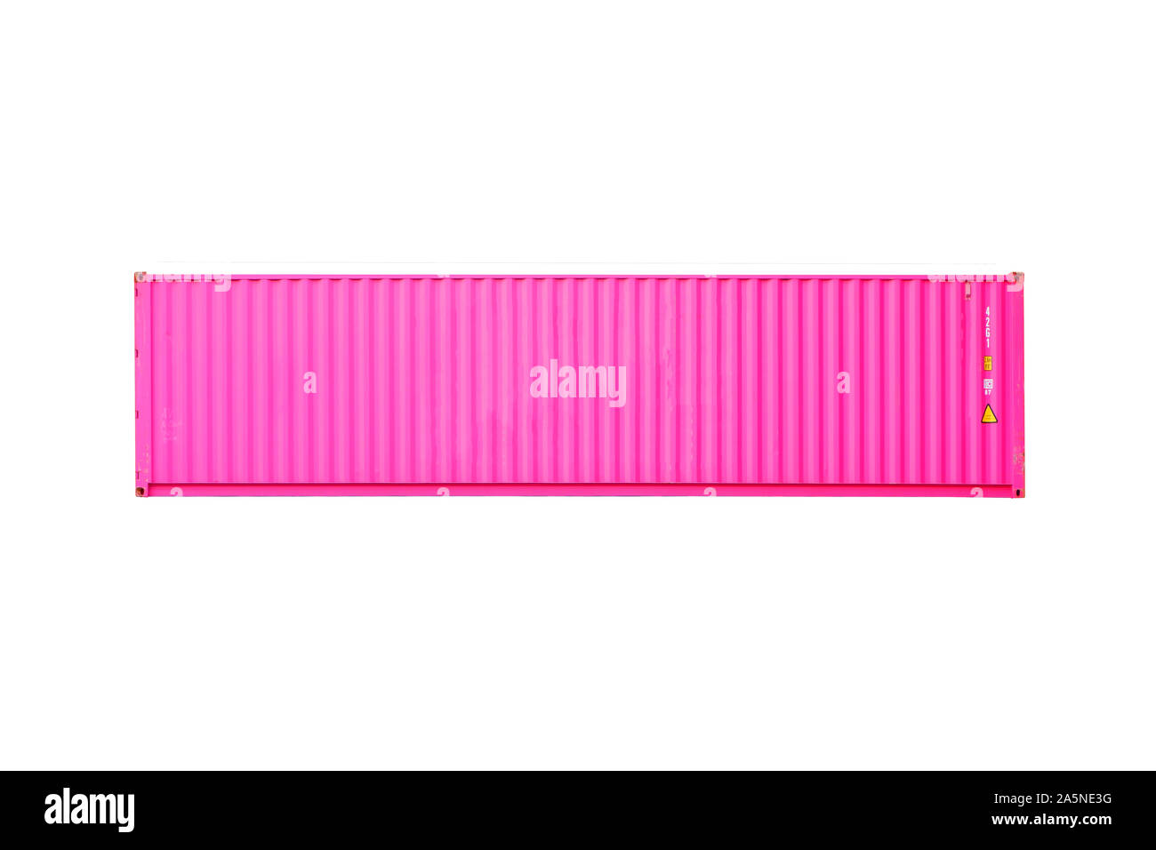 Pink container cut white background In order to be easy to use Stock ...